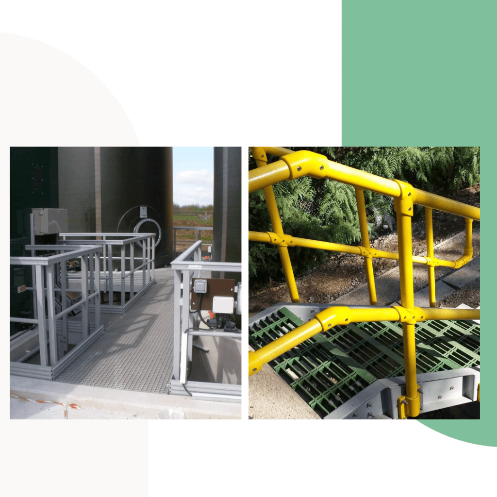 High Strength GRP Stair Treads for Safer Access